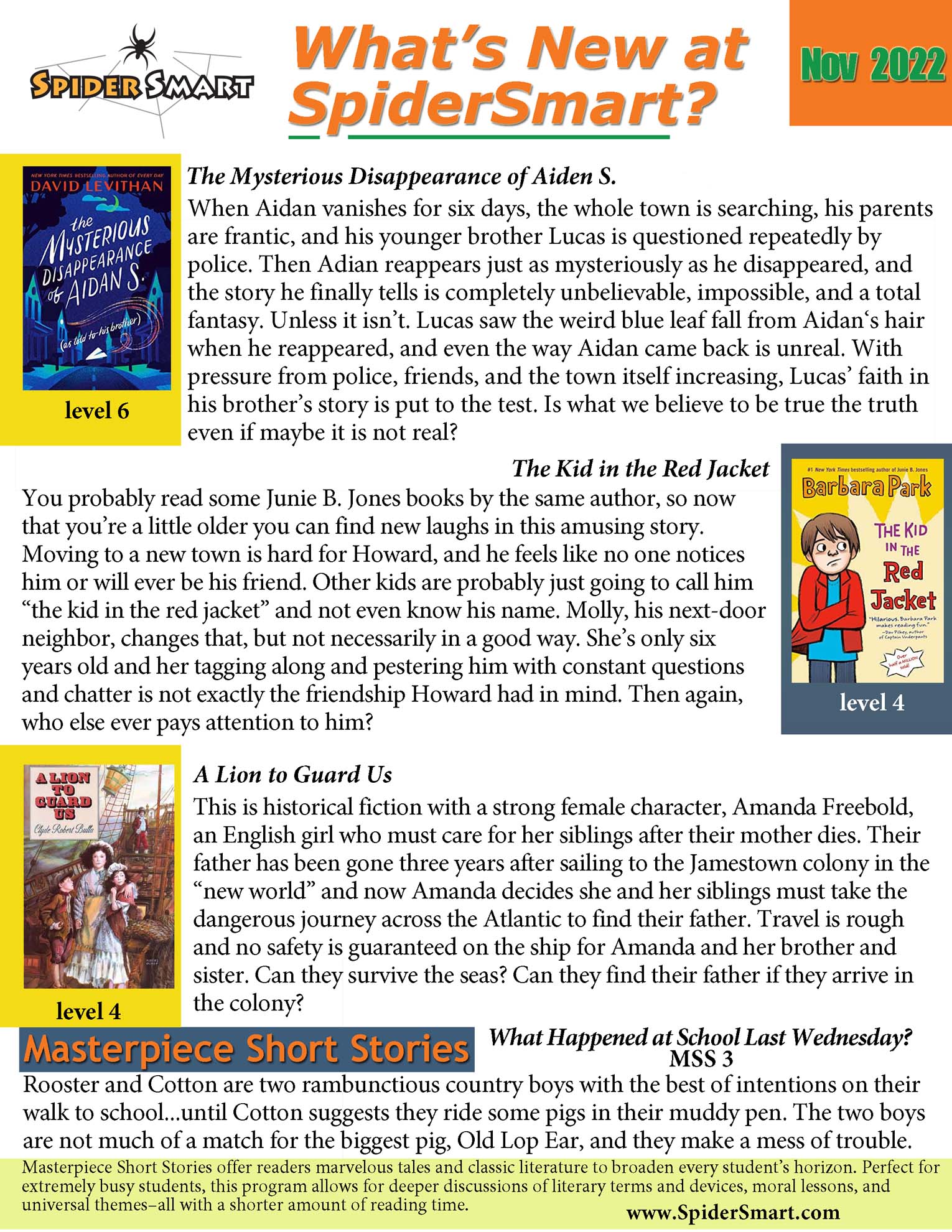 What’s New at SpiderSmart in November? – SpiderSmart Blog