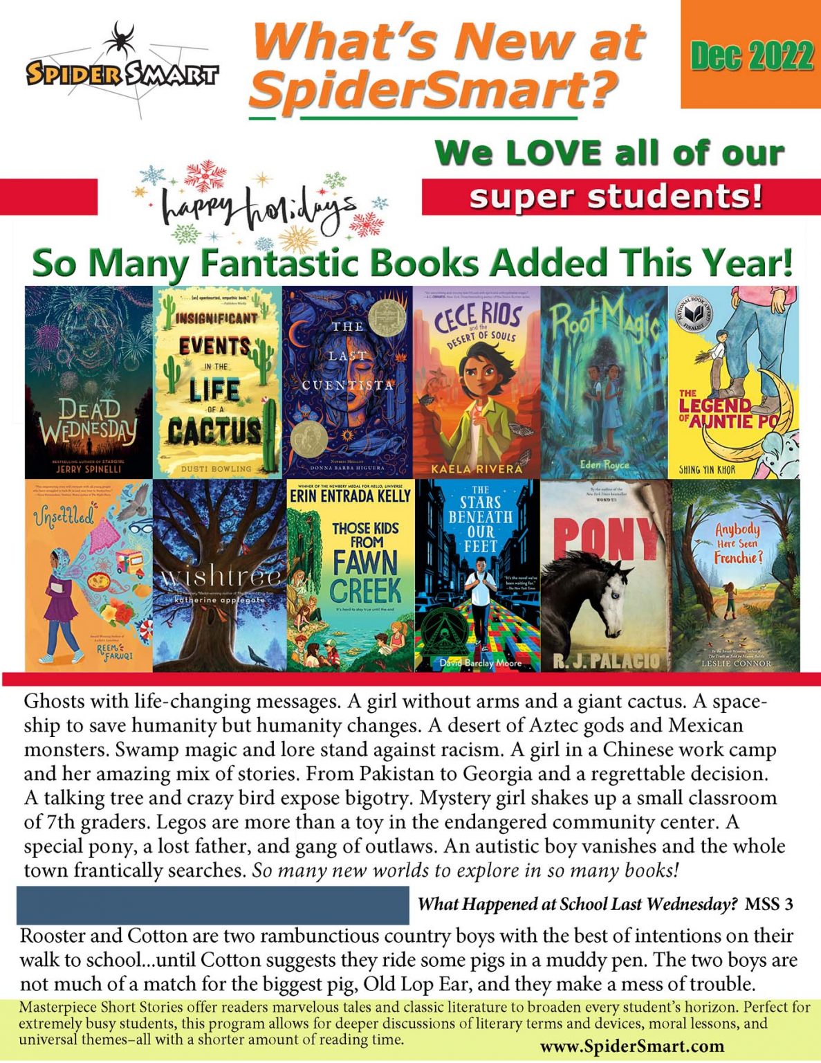 What’s New at SpiderSmart in December? – SpiderSmart Blog