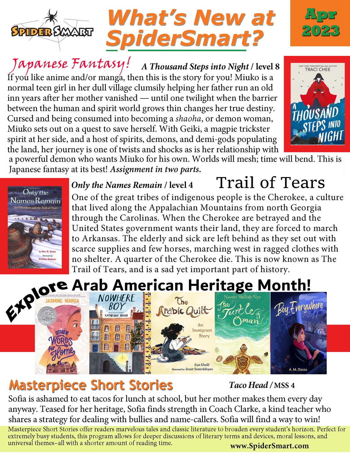 What’s New at SpiderSmart in April? – SpiderSmart Blog