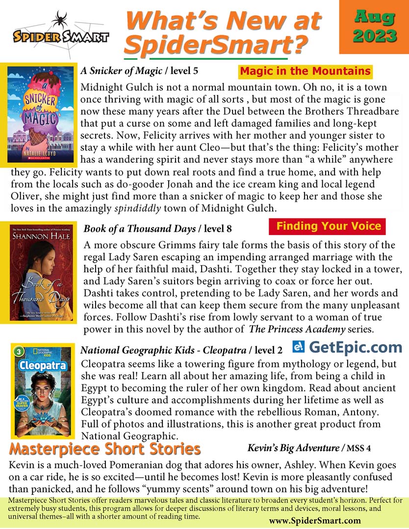 What’s New at SpiderSmart in August? – SpiderSmart Blog